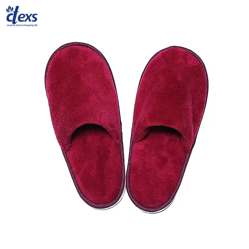 Fluffy Bedroom Slippers | Red