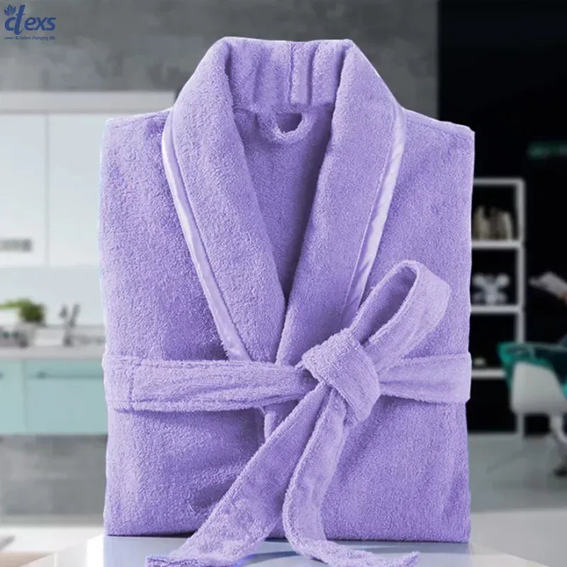 Fluffy Bathrobe – Purple